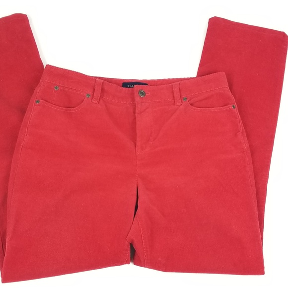 Talbots | Pants & Jumpsuits | Talbots Red Corduroy Pants | Poshmark